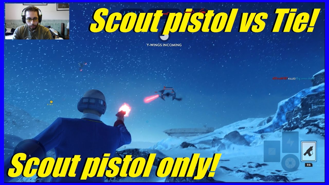 Scout pistol vs Tie Interceptor! | Scout pistol only challenge! - Star ...
