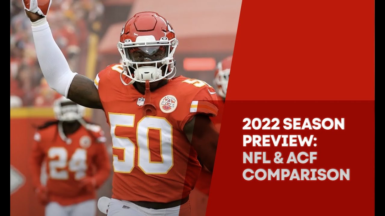 2022 Season Preview: NFL & ACF Comparison - YouTube