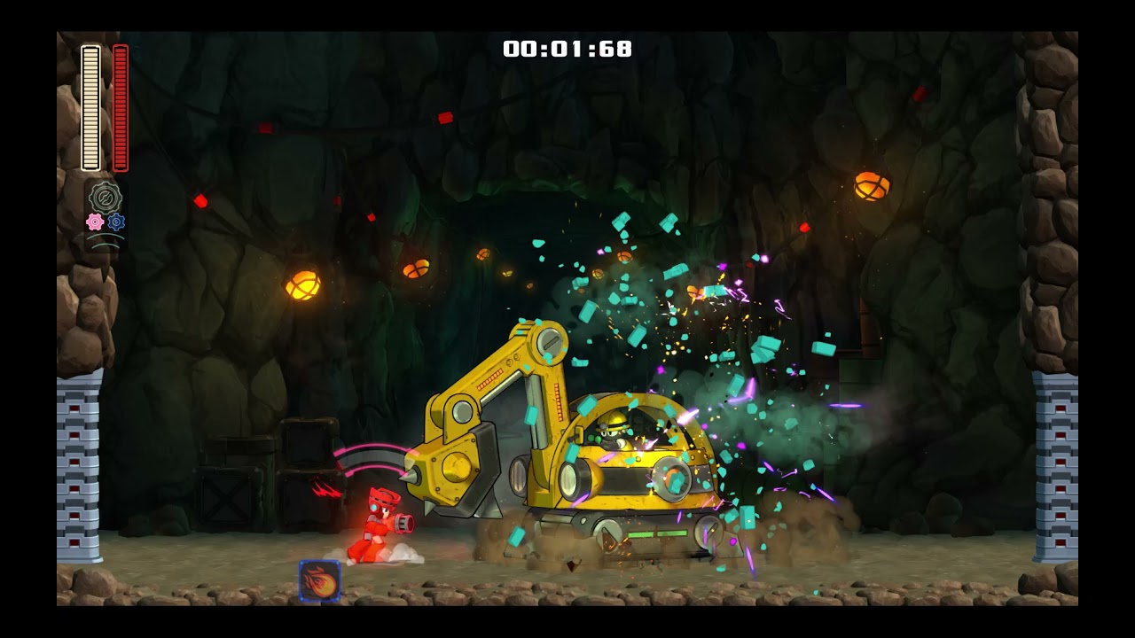 Mega Man 11 - Playground Mid-Boss: Pickman Digger Gold 2:58 - YouTube