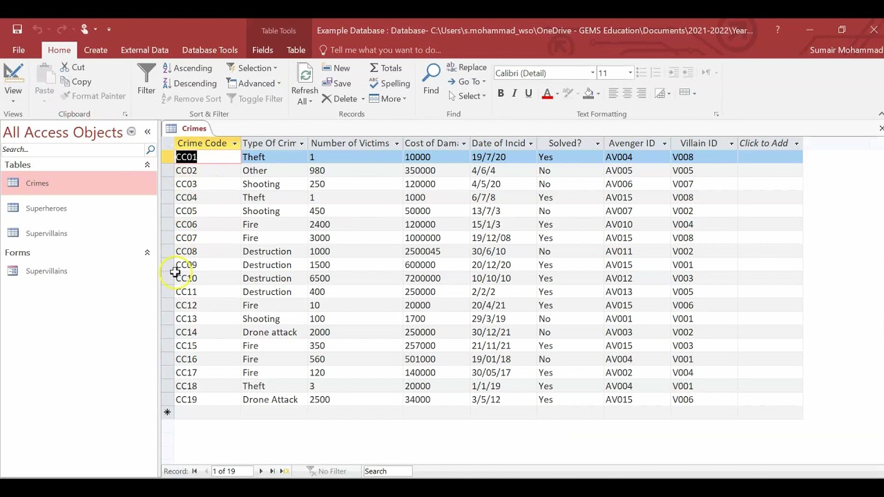 DATA TYPES IN ACCESS Database Management Software PART 2 YouTube DATA TYPES IN ACCESS Database Management Software PART 2 YouTube