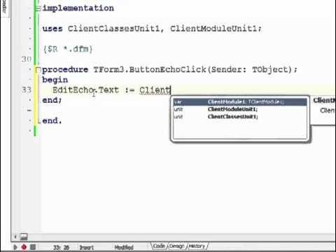 Delphi Labs: DataSnap XE - Authentication and Authorization (Part 2/2) - YouTube