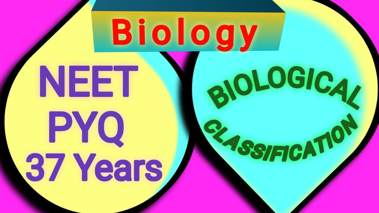 NEET PYQ-Biology MCQ-Biological Classification - YouTube