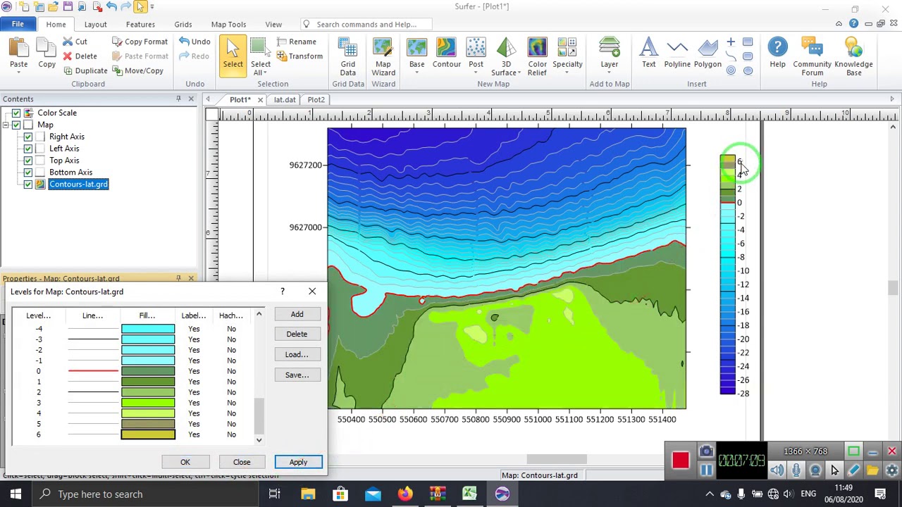 Membuat Kontur Dengan Surfer 16 | Contouring Using Surfer 16 - YouTube