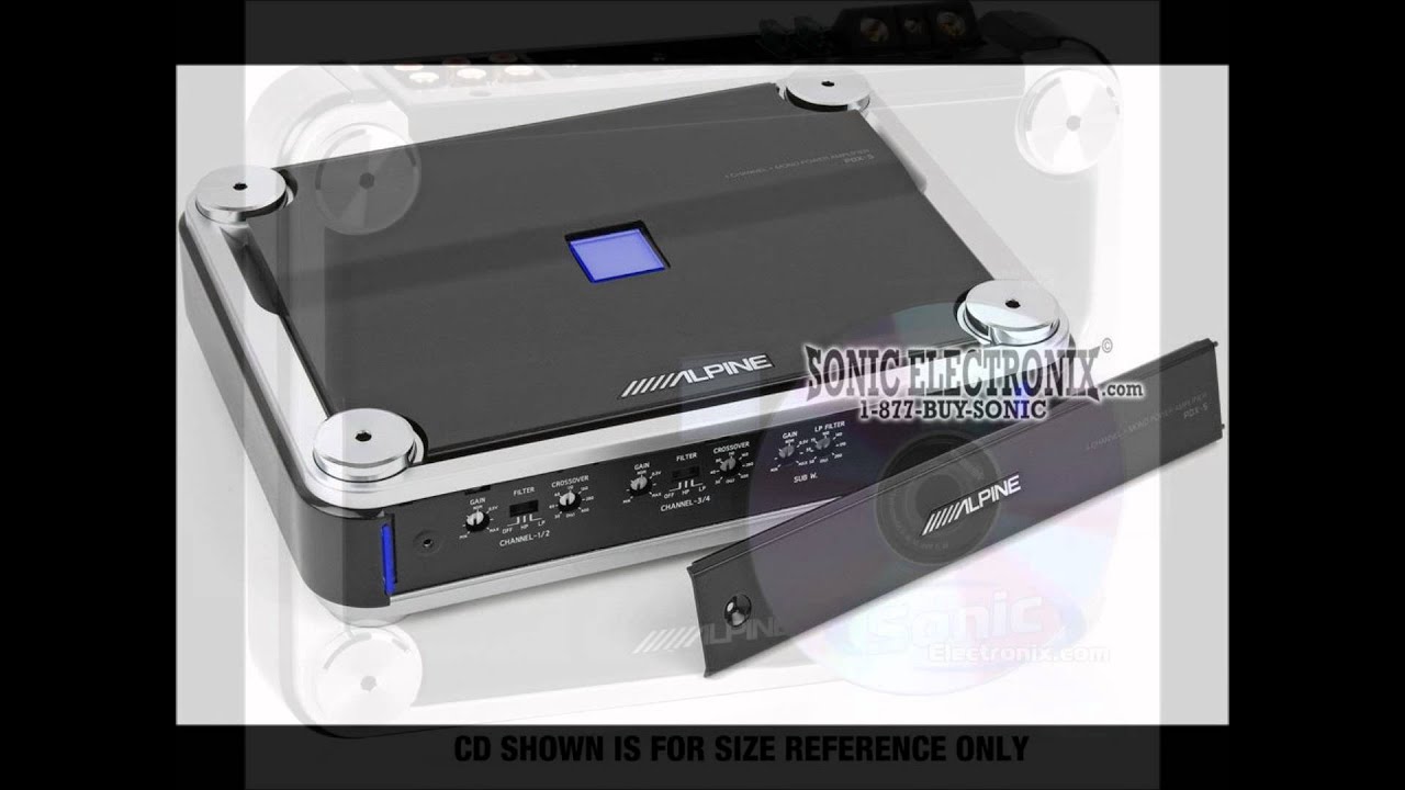 NEW ALPINE PDX5 5 CHANNEL D CLASS AMPLIFIER - YouTube