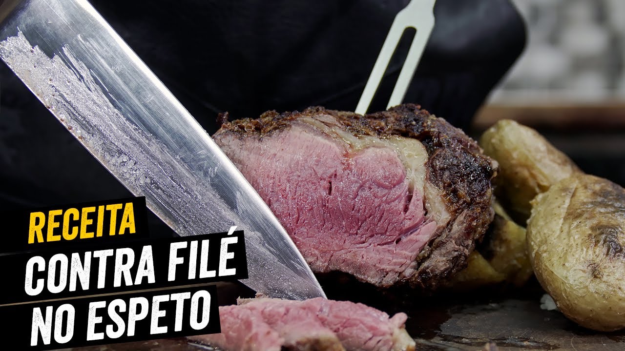 CONTRA FILÉ NO ESPETO - MUITO FÁCIL - YouTube