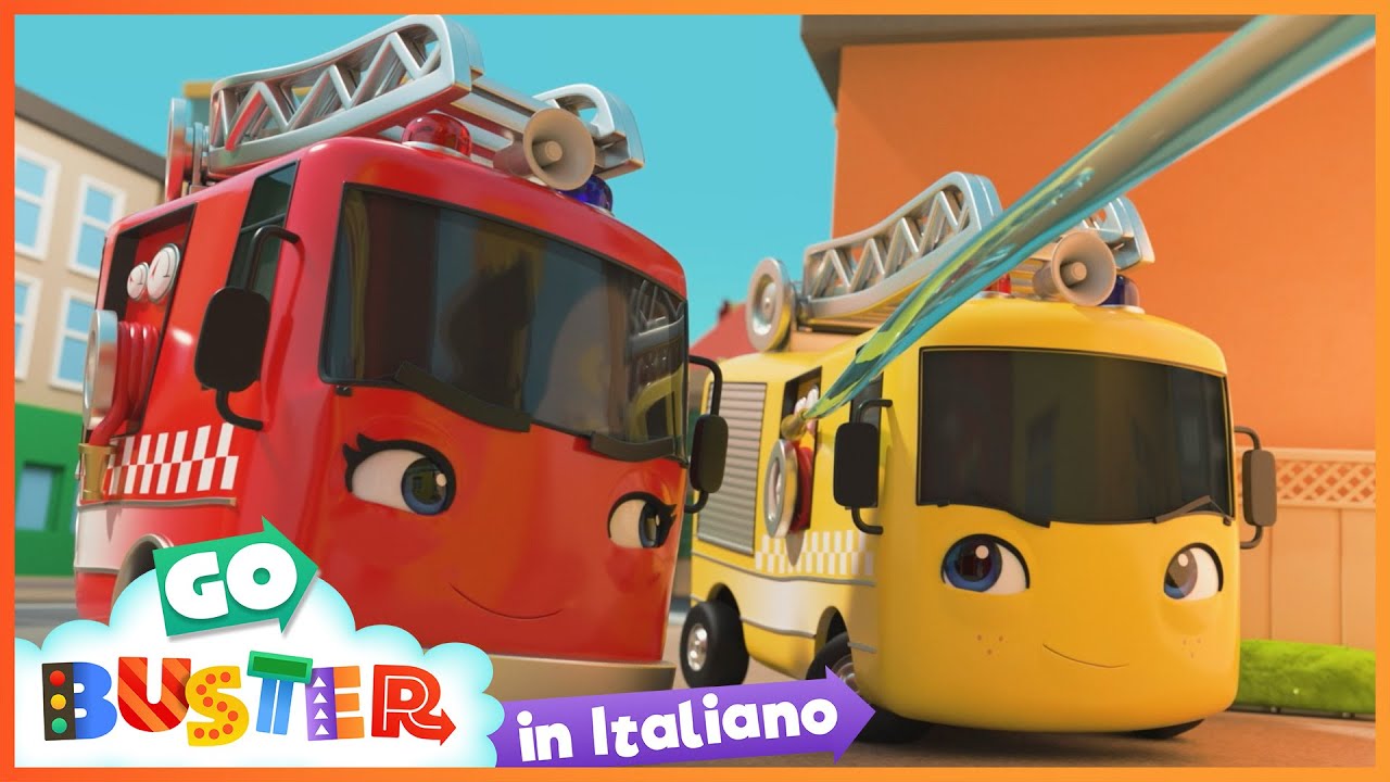 Buster E Il Camion Dei Pompieri | Go Buster in Italiano 🚌 - Cartoni ...