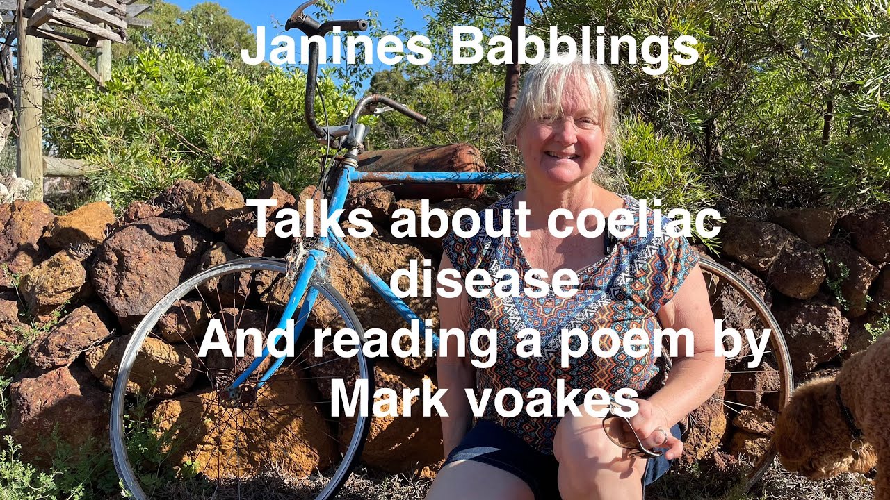 Talks about Coeliac disease and reads another poem by Mark Voakes - YouTube
