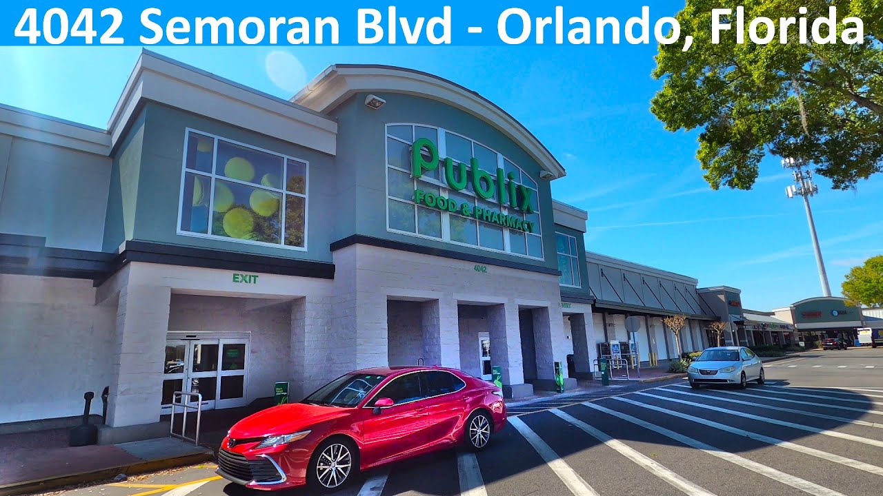 Shopping at Publix in Lake Fredrica Shopping Center on Semoran Blvd in ...