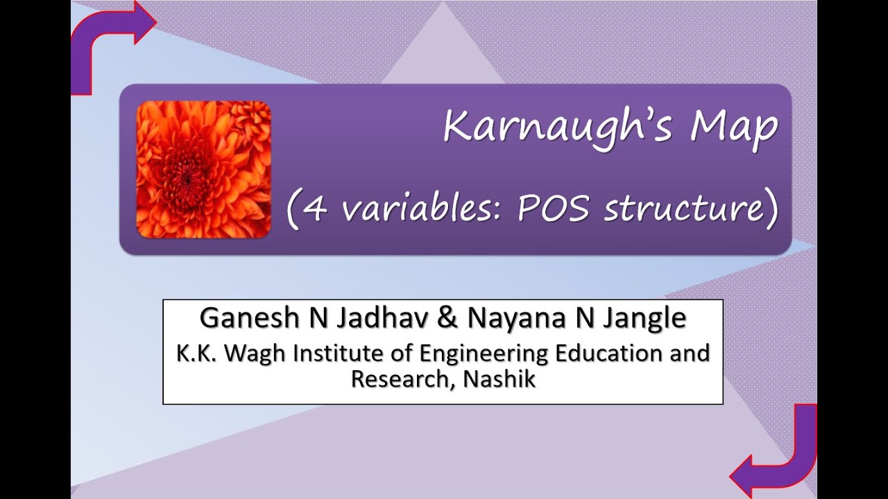 K Map for POS with 4 variables - YouTube