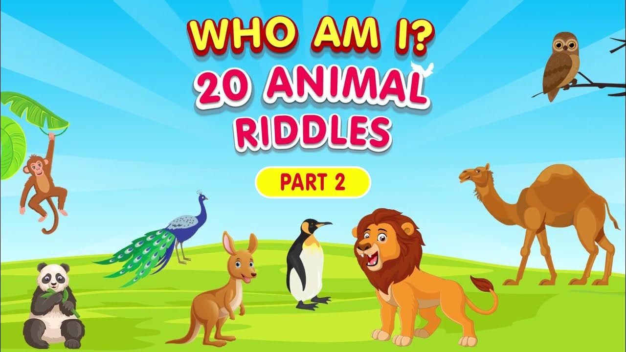 Animal Riddles for Kids PART 3 | 20 Fun Riddles with Answers - YouTube