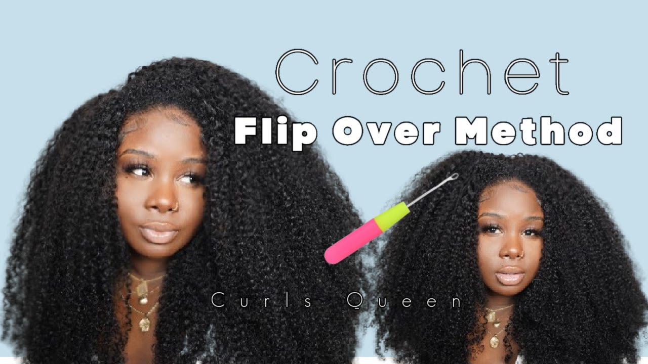 Easy Crochet " Flip Over Method" U-part Sewin 3c-4a Hair ft. Curls ...