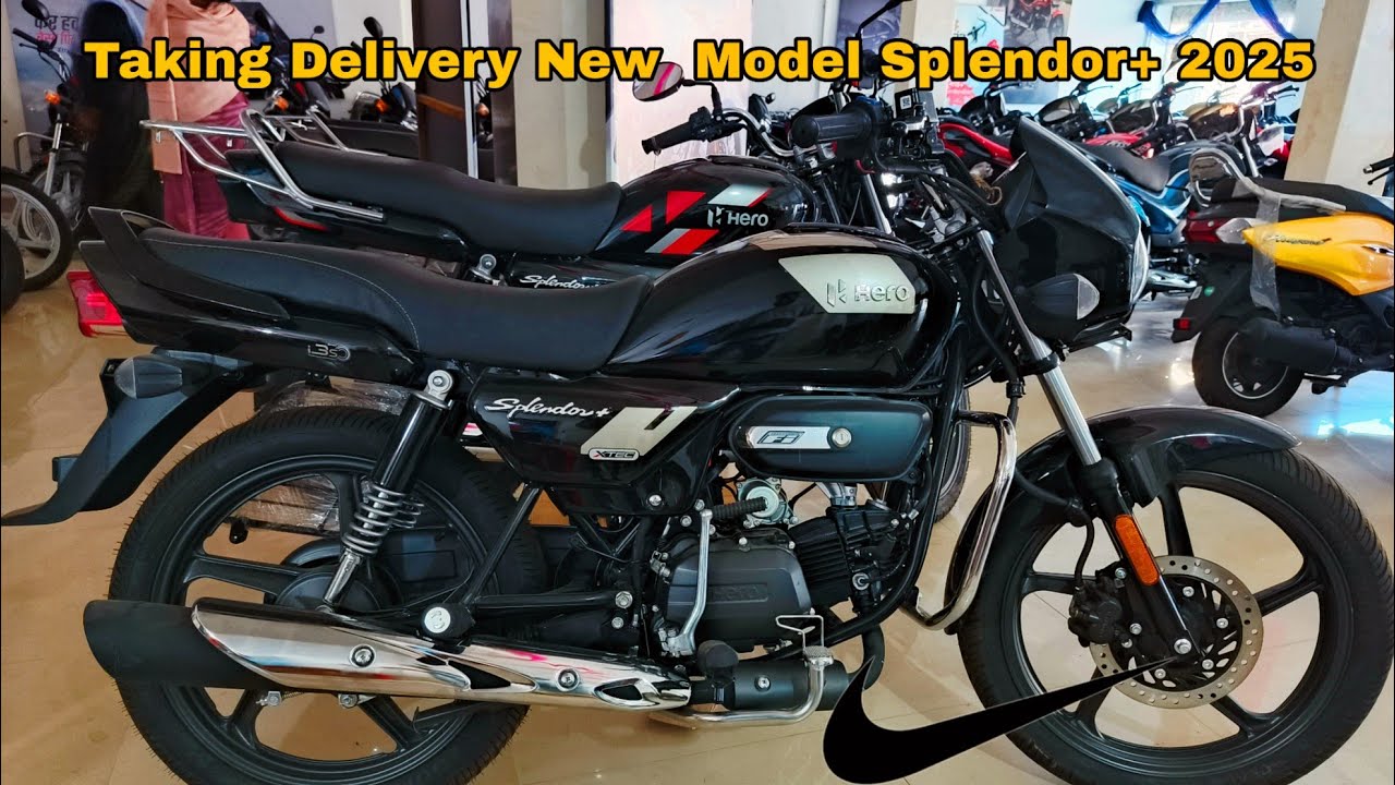 Taking Delivery New Model splendor+ 2025 - YouTube