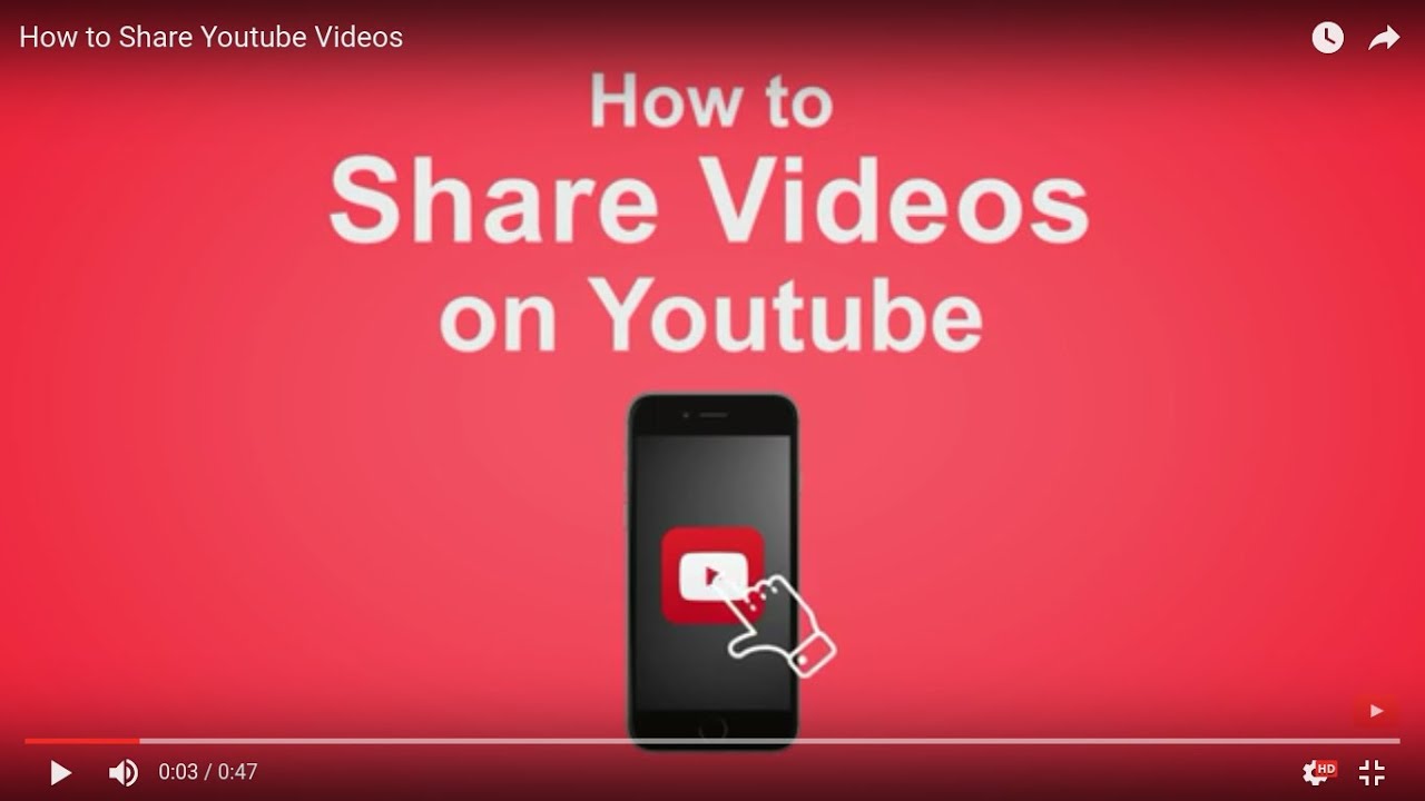 How to Share Youtube Videos - YouTube