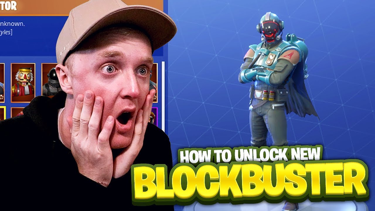 HOW TO UNLOCK *NEW* BLOCKBUSTER SKIN in Fortnite Battle Royale - YouTube