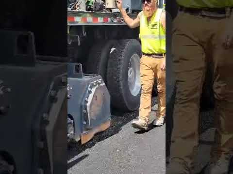 Rumble Strips Milled Into Asphalt Surface (2022) - YouTube