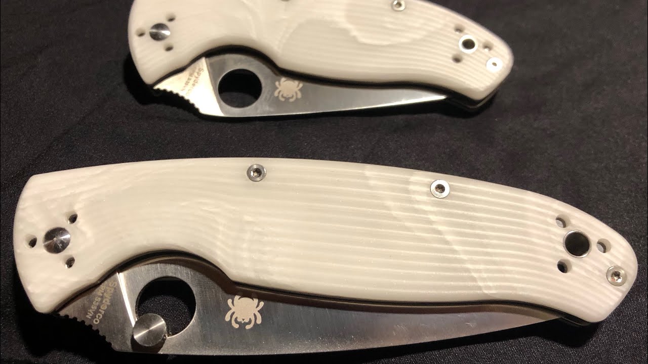 Custom Spyderco Scales from Etsy - DH Custom Knives - YouTube