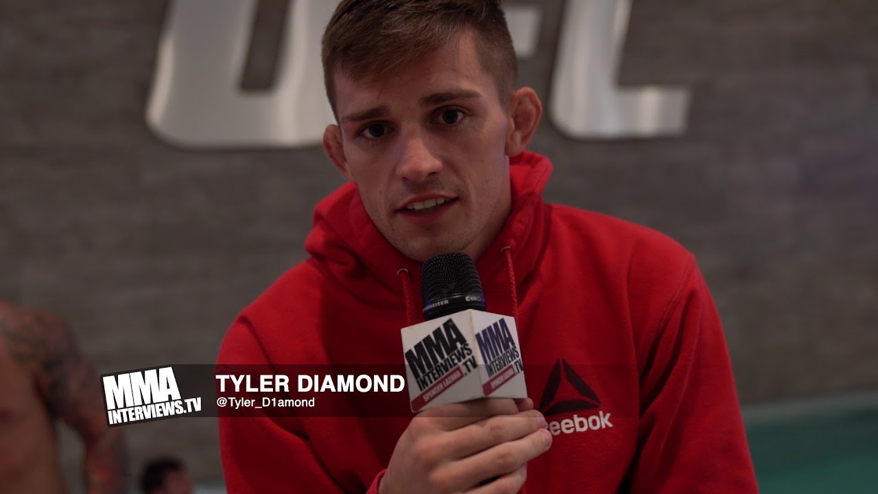 Tyler Diamond talks about TUF Undefeated Final fight vs friend Bryce ...