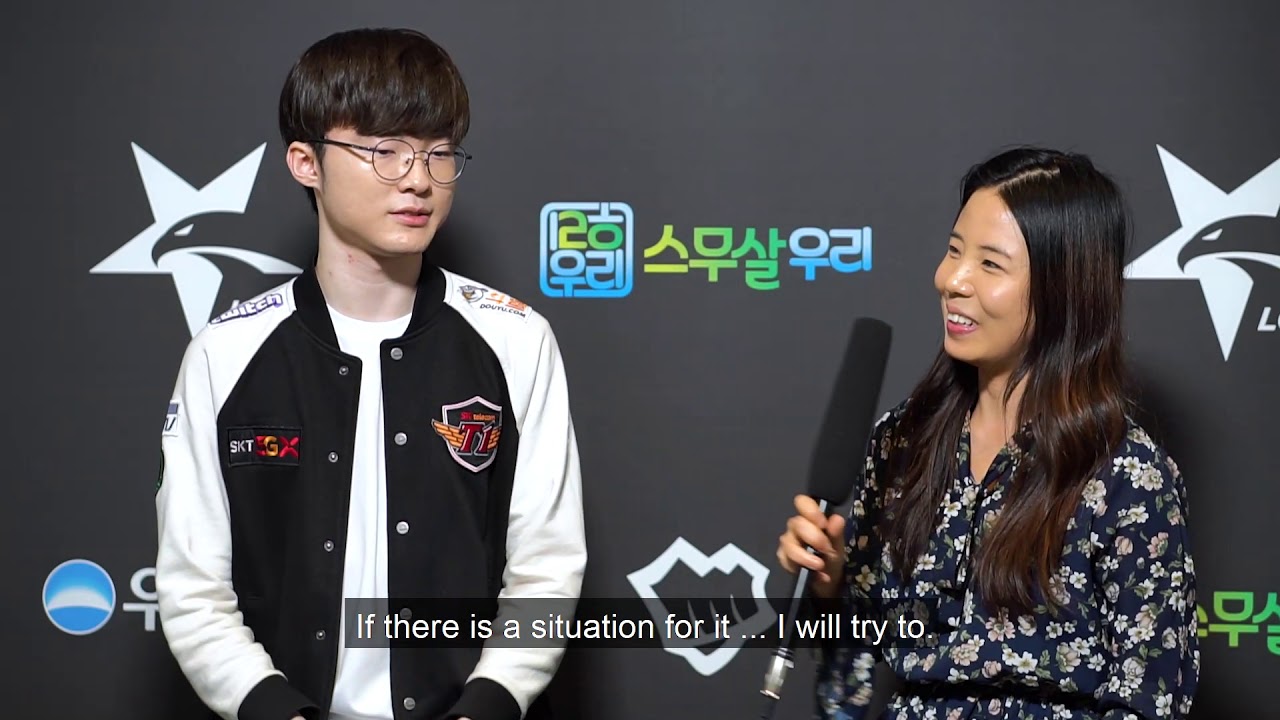 SKT Faker make a pledge to win 2019 MSI | Ashley Kang - YouTube