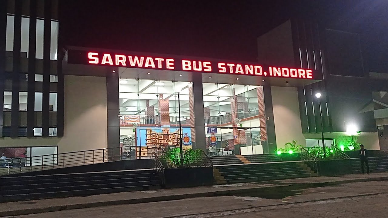 Indore sarvate bus stand new look 2022 / इंदौर सरवटे बस स्टैंड - YouTube