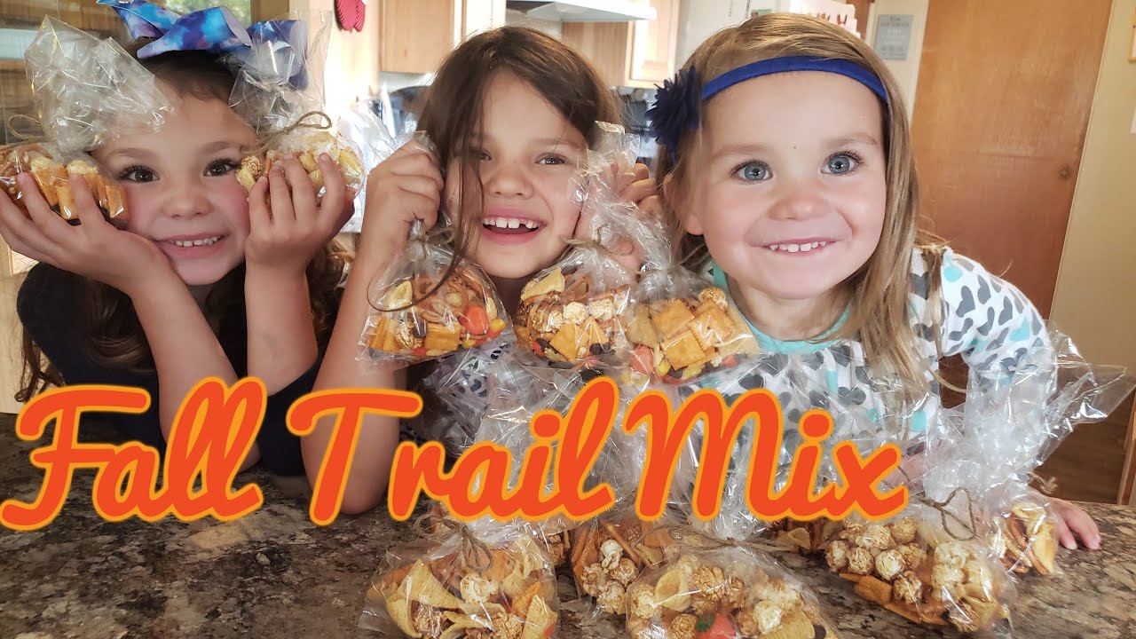 Fall Fun Trail Mix for Kids // Belle's Culinary Treats - YouTube