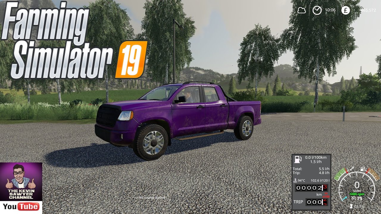 Farming Simulator 2019, Mod Showcase, Vehicle Info mod V1 - YouTube