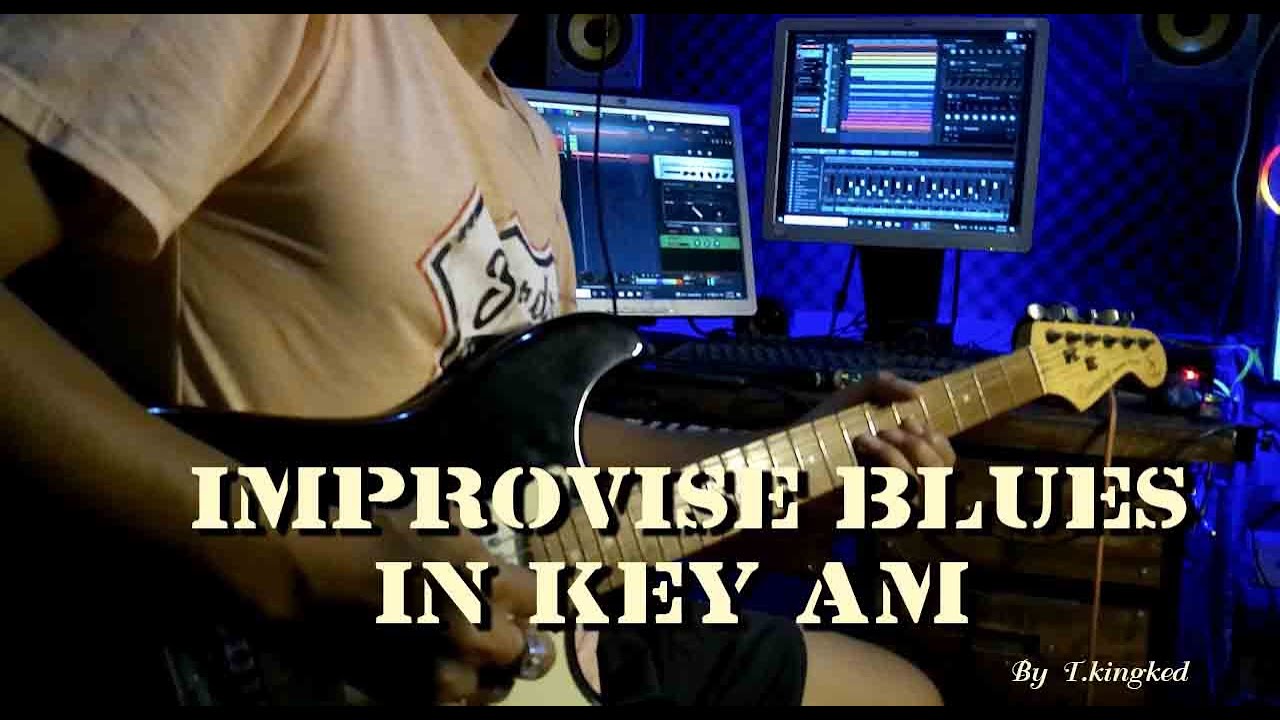 Improvise Blues Jam Backing Track in Key Am - YouTube