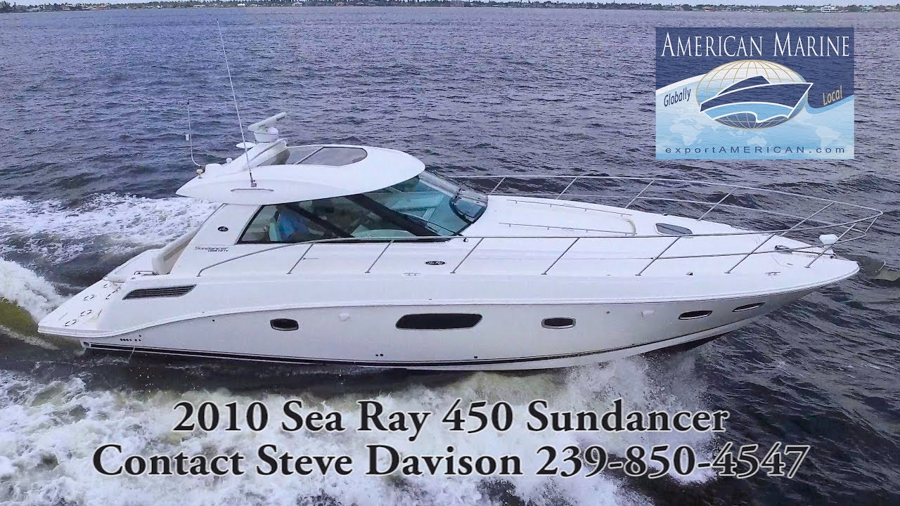 Off Market - 2010 45' Sea Ray 450 Sundancer HD By American Marine - YouTube