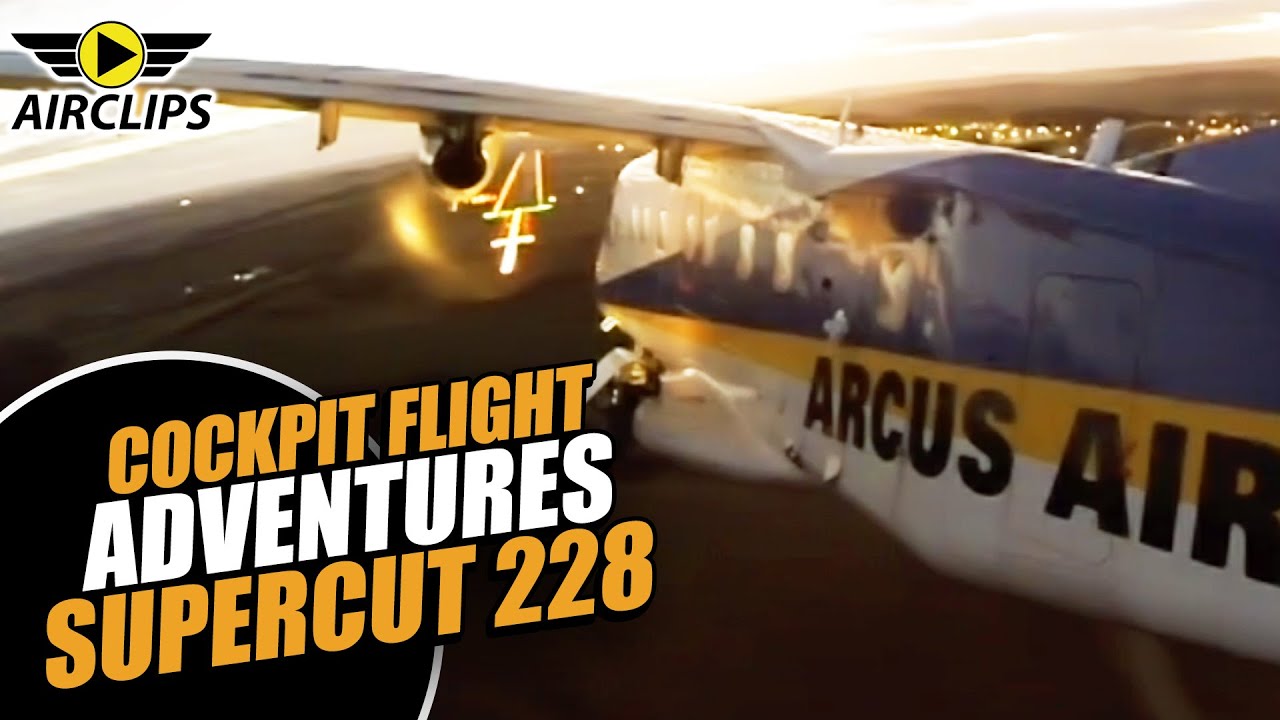 Arcus Air Dornier 228 Cockpit Action SUPERCUT: World leader in urgent ...