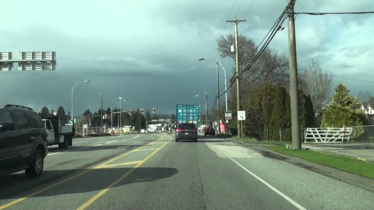 Truck Route, Blaine, WA 98230 USA To Pacific Hwy, Surrey, BC V3S Canada ...