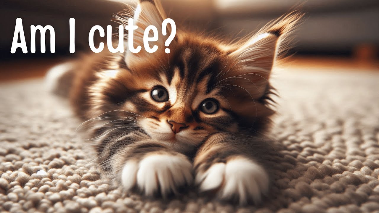 20 Minutes of Cute Cats to Relax to | Calming Music for Cats - YouTube