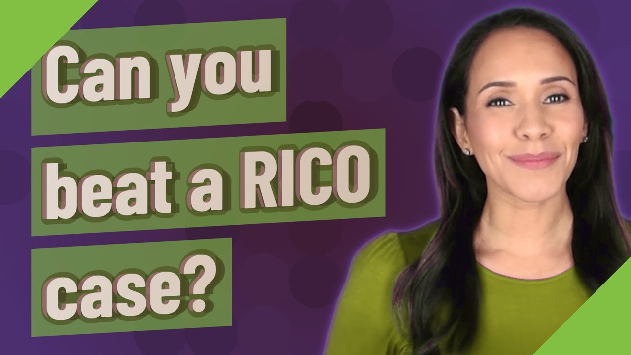 Can you beat a RICO case? - YouTube