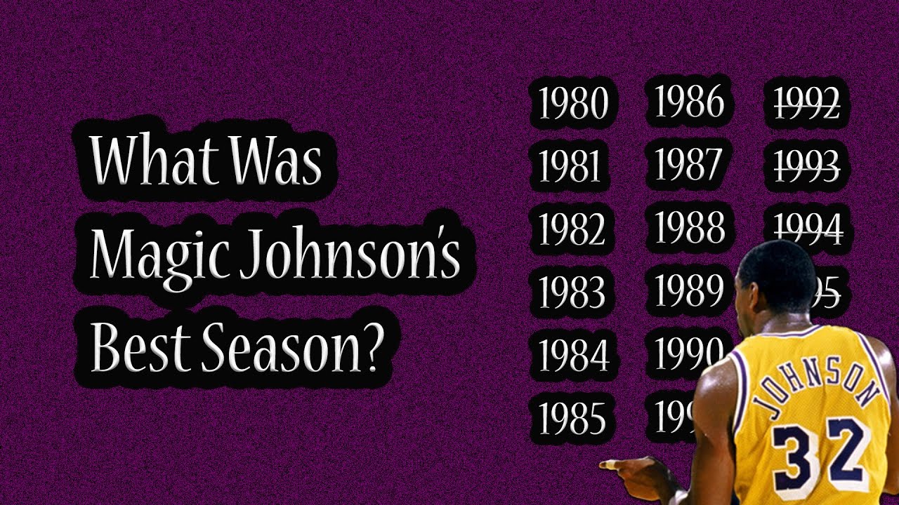 What Was Magic Johnson's Best Season? - YouTube