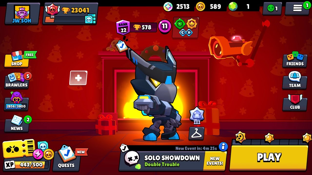 Brawler of Legendary Night Mecha Crow Skin Power 11 Gameplay 🔥🎮| Brawl ...