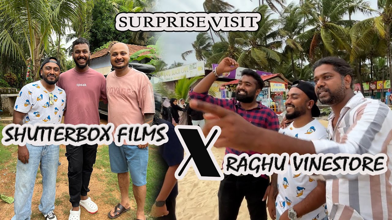RAGHU VINESTORE / SHUTTERBOX FILMS surprise visit with content creators ...