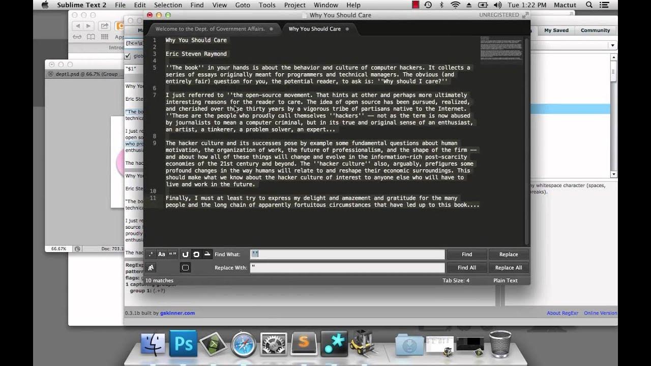 Advanced Search and Replace With RegEx - YouTube