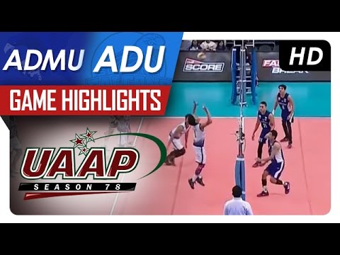 ADMU vs AdU - April 10, 2016 | Game Highlights | UAAP 78 MV - YouTube