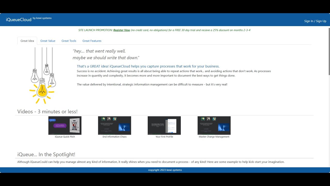 iQueueCloud by kewi systems: The Workorder Problem Solver - YouTube
