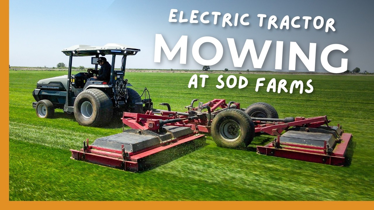 Electric tractors at Sod farms | Monarch Tractor - YouTube