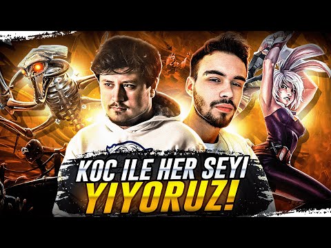 BİRİ KOÇ'U DURDURSUN HER ŞEYİ YİYOR ! | @lynxcerezz DUO TR RIVEN 1.Sİ KOMİK ANLAR MİSALİ | Casping
