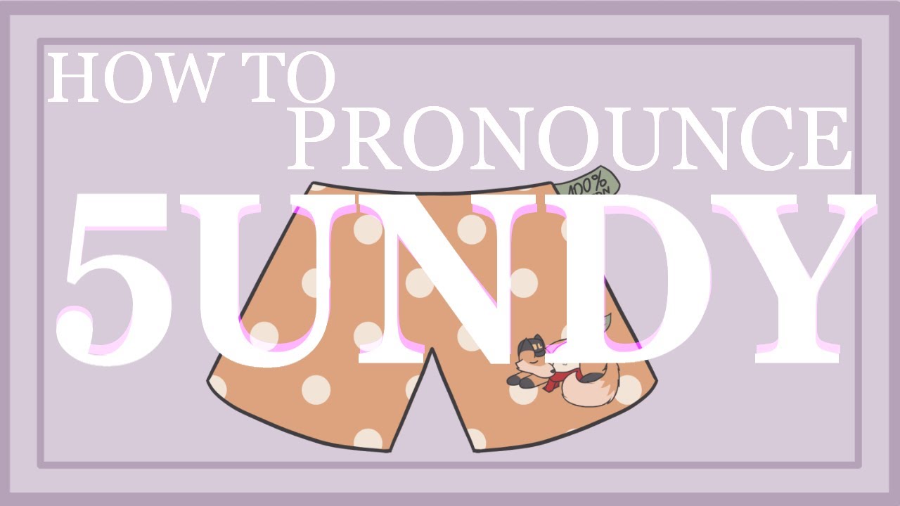 how to pronounce 5undy - YouTube