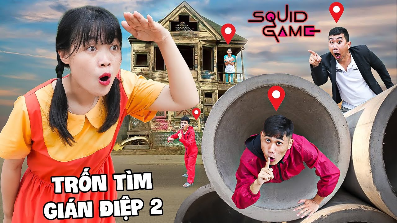 Hà Sam Trốn Tìm Gián Điệp Theo Nhân Vật Trong Phim Squid Game - YouTube