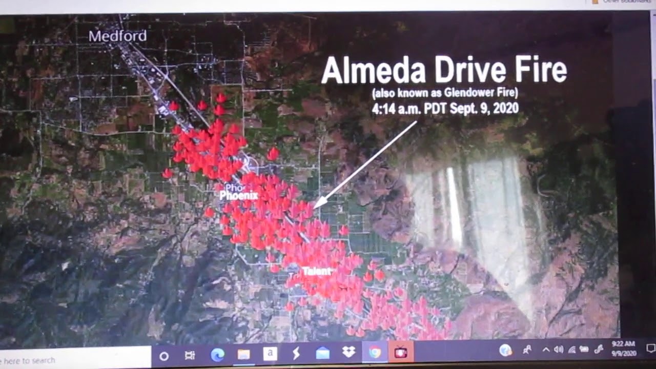 Almeda Fire the Next Morning - YouTube