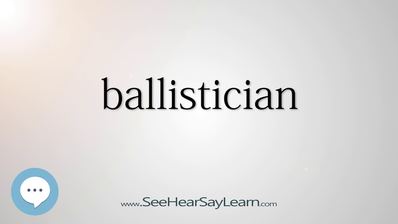 ballistician - YouTube