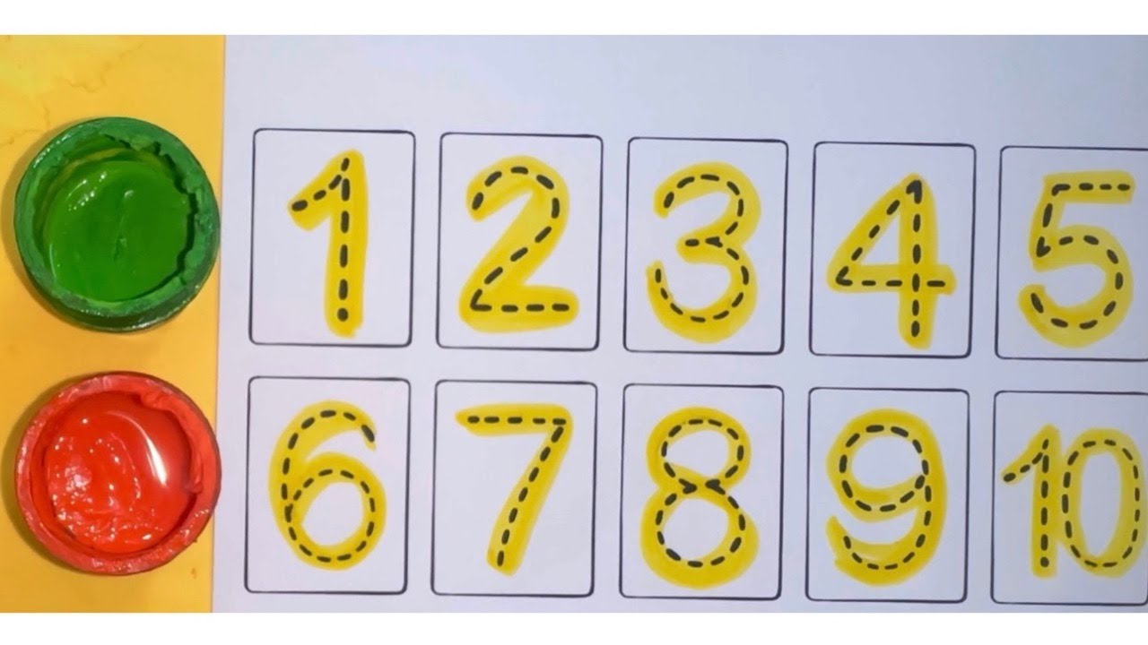 Number Counting 1 to 10 | Counting 1 to 10 For Beginner’s | Count 1 to ...