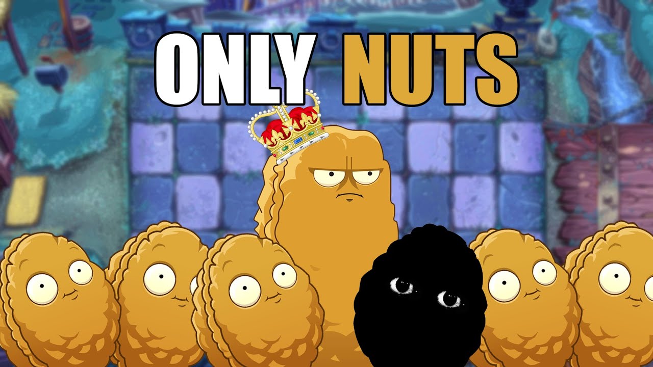 Can you beat Plants Vs. Zombies WITH ONLY NUTS? [Dark Ages] - YouTube