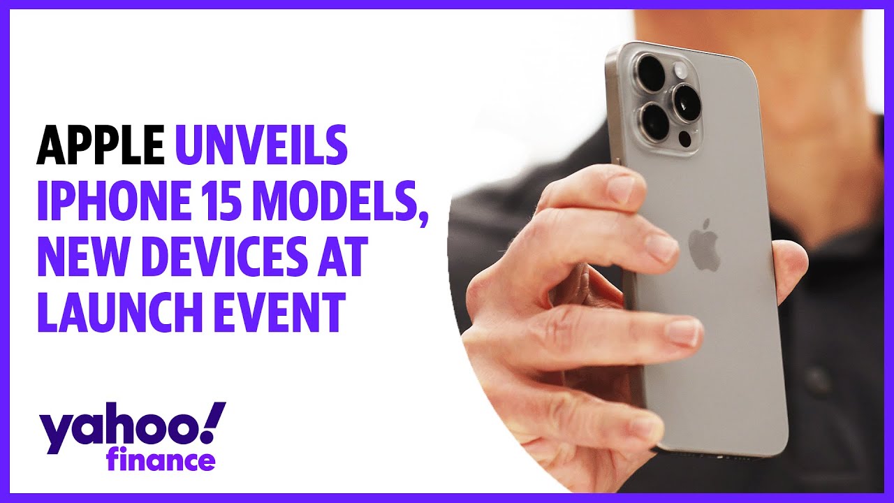 Apple unveils iPhone 15 models, new devices at launch event - YouTube