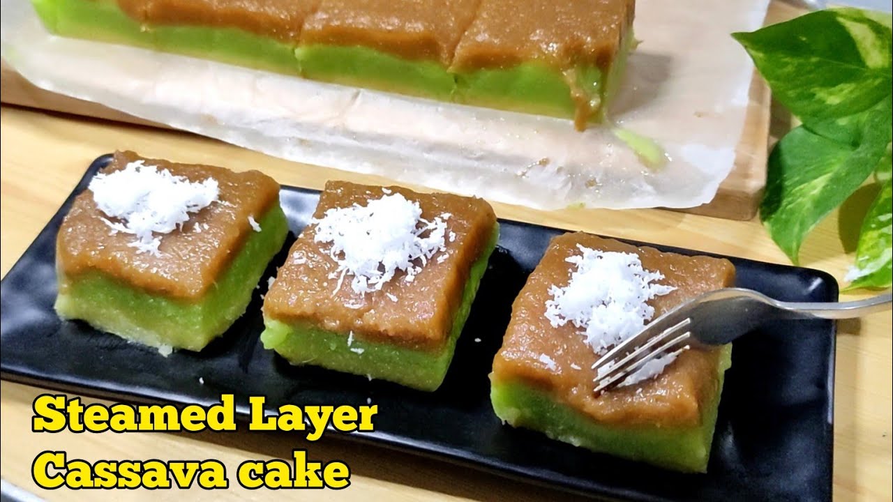 Steamed Layer Cassava Cake | Kitchen time with Anna - YouTube