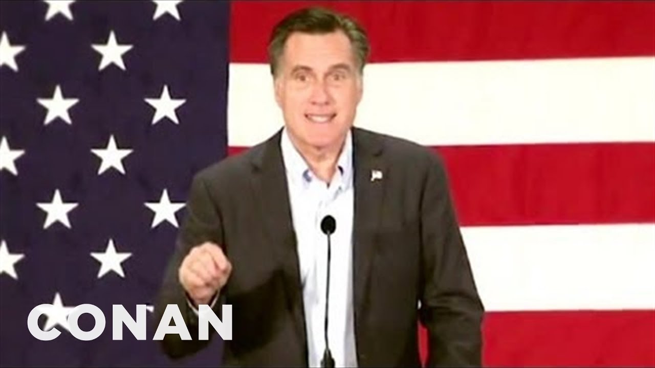 Mitt Romney's New Ad - Is It Fair? | CONAN on TBS - YouTube