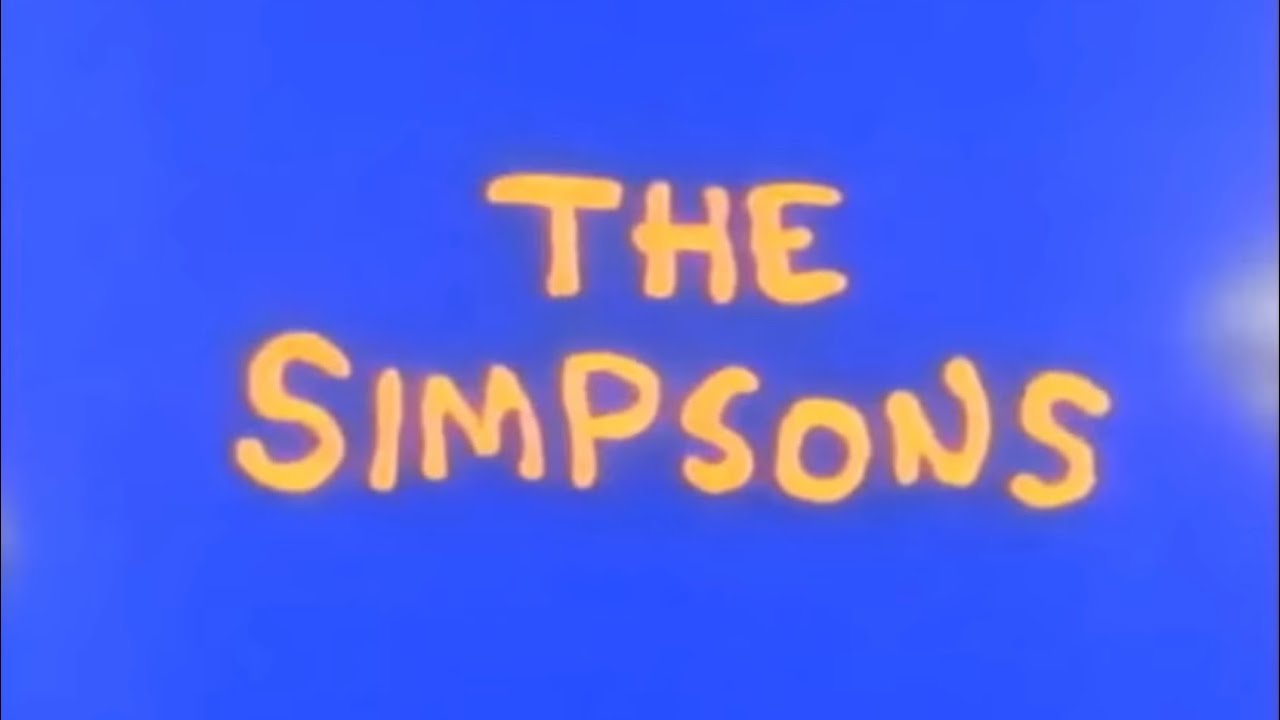 The Simpsons Intro (Season 1) (1989) - YouTube