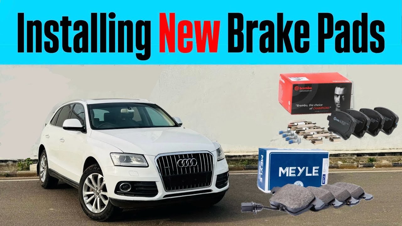 Installing New Brembo , Meyle Brake pads in My Audi Q5 in Telugu by #23 ...